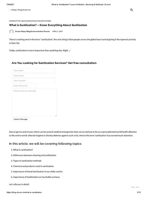 What Is Sanitization Learn Definition Meaning And Methods Droom