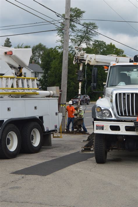 Industrial History Comed Replacing A Pole