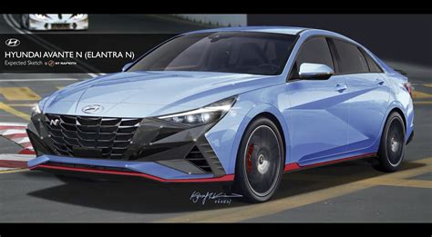 2022 Hyundai Elantra N Rendering Korean Car Blog