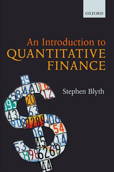 An Introduction To Quantitative Finance Blyth Stephen 9780199666591 Books