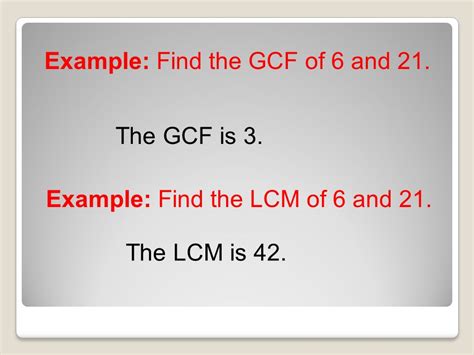 Explain Difference Between Lcm And Gcf Iris Has Austin