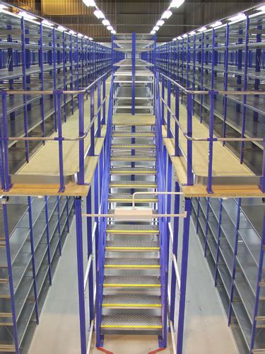 Mezzanine Storage Solutions 2 Tier Shelving And Raised Aisle Racks