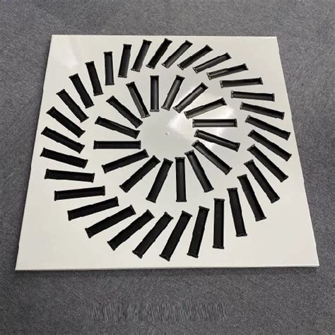 Square Ceiling Replacement Ducting Ventilation Air Return Grille Swirl