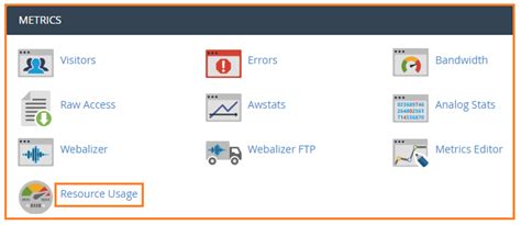 How To View The History Of Your Resource Usage In Cpanel