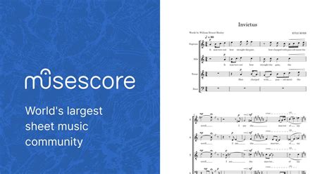 Invictus Sheet Music For Bass Guitar Synthesizer Satb