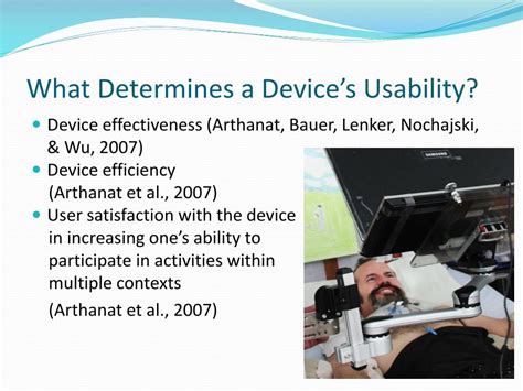 PPT RSCH A Consumer Centered Approach To Evaluating Assistive Technology Usability