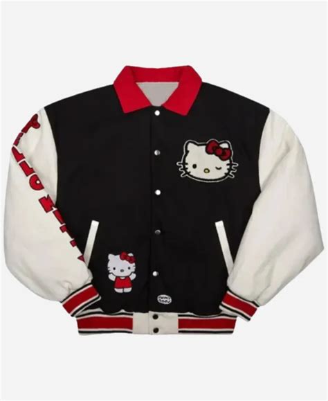 Hello Kitty Dumbgood Varsity Jacket Hello Kitty Dumbgood Jacket