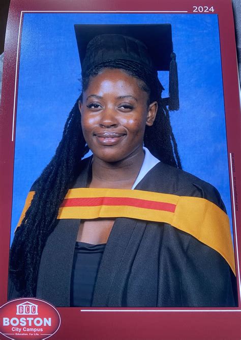 Today My Daughter Graduated From Boston…i Am Very Proud Of Her Achievement …hopefully This