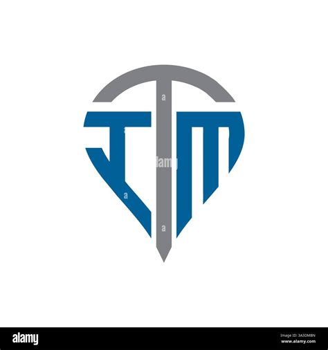 Itm Unique Modern Flat Abstract Geometric Initials Vector Letter Logo Design Itm Monogram Logo