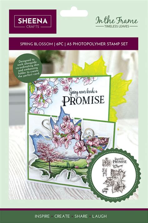 Crafters Companion In The Frame Collection Timeless Leaves Clear