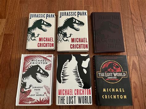 My Collection Of Jurassic Parkthe Lost World Novels By Michael