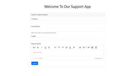 Support System With Laravel Froala Part 1