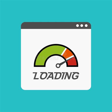 Website Speed Loading Time Web Browser With Speedometer Test Showing Fast Good Page Loading