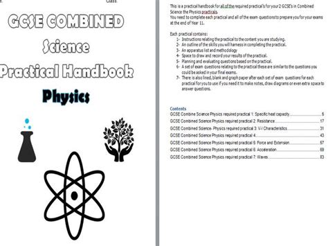 Combined Science Physics Required Practical Handbook Teaching Resources