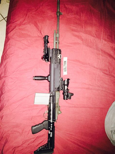Firearm Friday M14 Ebr Stock With Trijicon Acog Harris Bi Pod And Front