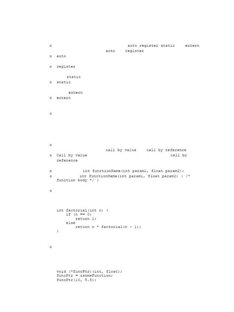 C Language Interview Questions Pdf Pointer Computer Programming