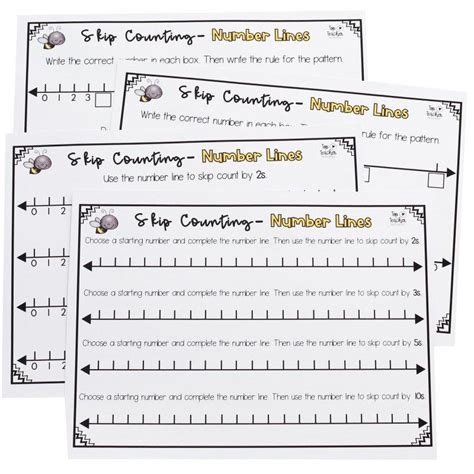 Number Lines And Skip Counting Bundle By Specialty In Special Ed
