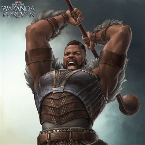 Mbaku Action Pose Wakanda Forever Black Panther Marvel Black