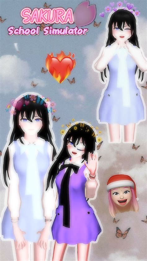 Wallpaper Sakura School Simulator Aestethic Sakura Simulation Anime