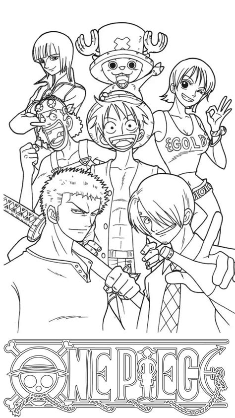 One Piece Para Colorir 15 Desenhos Grátis Para Aventuras Incríveis