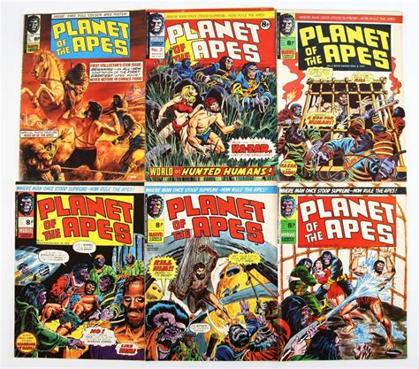 Sold At Auction Planet Of The Apes Comics Weekly A Large Near Com