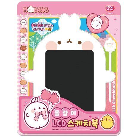 위메프플러스 몰랑이 Lcd 스케치북 그림판 메모장 전자칠판 패드 장난감