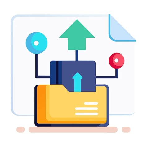 Premium Vector Documents File Upload Isolated Vector Illustration