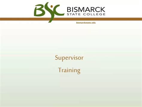 Ppt Supervisor Training Powerpoint Presentation Free Download Id