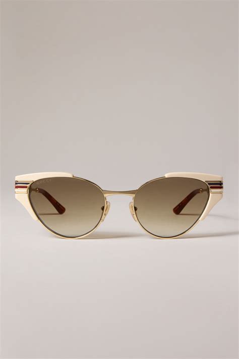 Striped Sunglasses By Gucci Rent The Runway