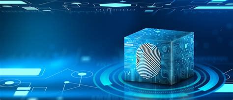 Premium Photo Fingerprint Scan Provides Access With Biometrics