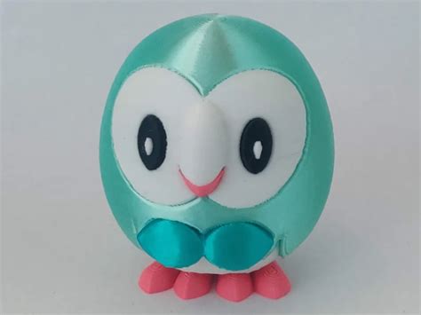 Rowlet Pokemon Free 3d Print Model Makerworld