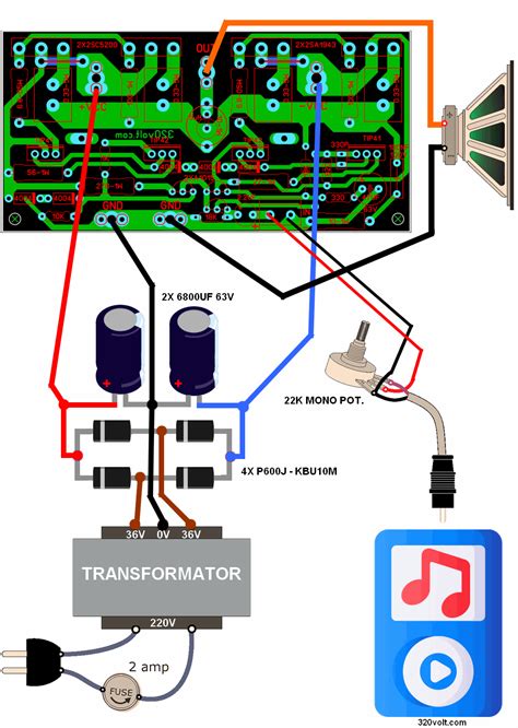 200w Power Amplifier Schematic Diagram Pcb Design 200w Mono Power