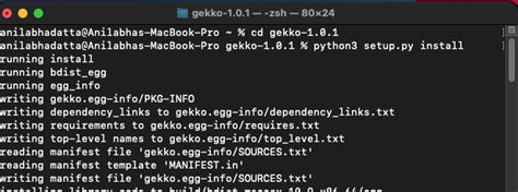 How To Install Gekko In Python On Macos Geeksforgeeks
