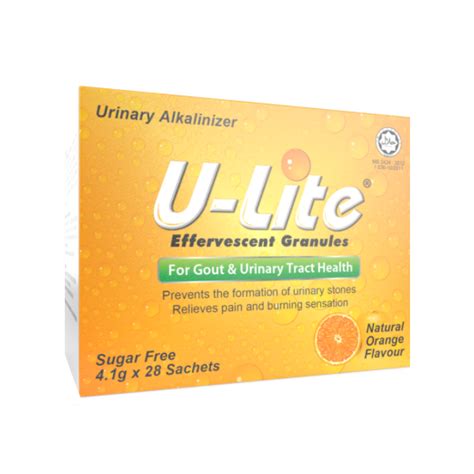 U Lite Urinary Alkalinizer Eff Orange 28s Lazada