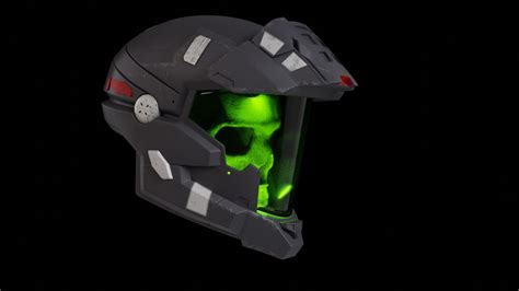 Artstation Printable Halo Reach Haunted Helmet 3d Print Model Game