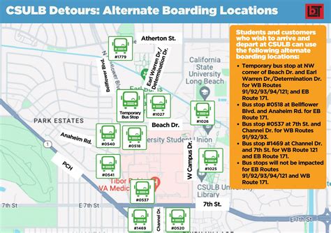 Detour Alert Construction At Csulb 6 10 24 Long Beach Transit