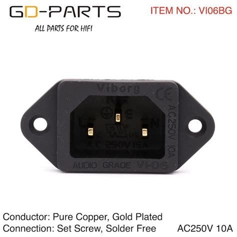 Viborg High End Zuiver Koper Stopcontact Iec320 C1 Grandado