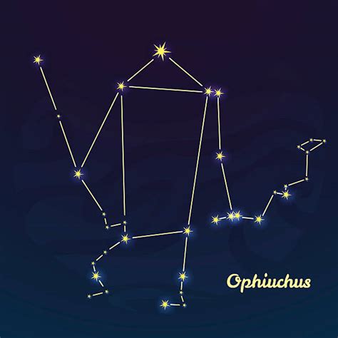 Best Ophiuchus Constellation Illustrations Royalty Free Vector