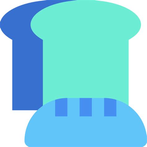 Bread Generic Blue Icon