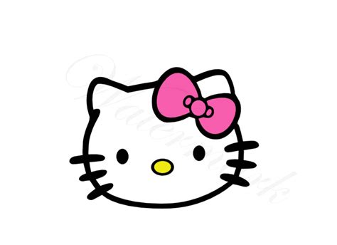 Hello Kitty Face Svg Free