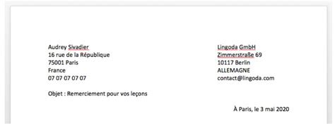 How To Write A Letter In French Lingoda
