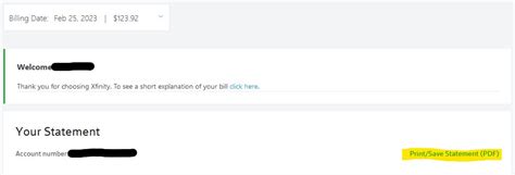 ‎billing Statement Pdf Download No Longer Available Xfinity Community Forum