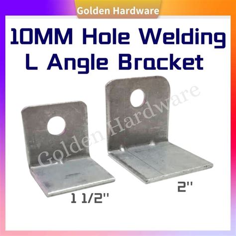 10mm Hole L Angle Bracket Besi Angle L Bracket 1 Pcs Shopee Malaysia