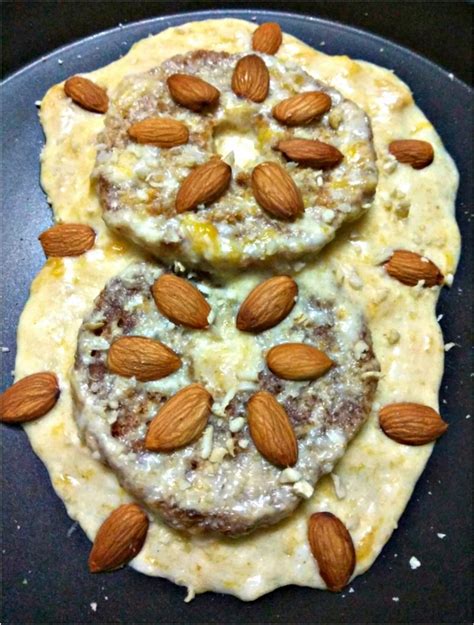 Ghevar In Mango Rabri Zayka Ka Tadka