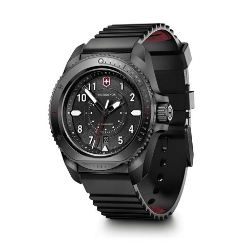 Buy Victorinox Rubber Journey 1884 Swiss Made Mens Analog Watch Black Dial 43 Mm Water