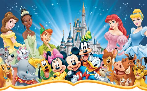 Disney Character Group Photo Disney Panorama Disney Characters
