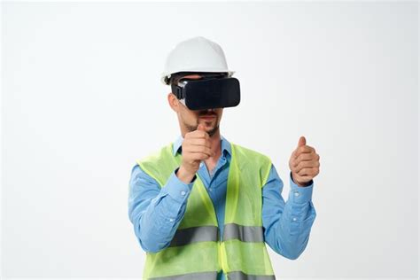 Premium Photo Male Engineer In Construction Form Blueprints Professional