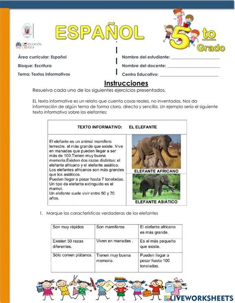 Texto Informativo Ejemplostextos Informativos Ejemplos Cortos