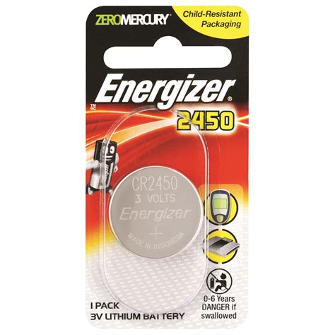Energizer Lithium CR2450 Coin Battery | Bunnings Warehouse