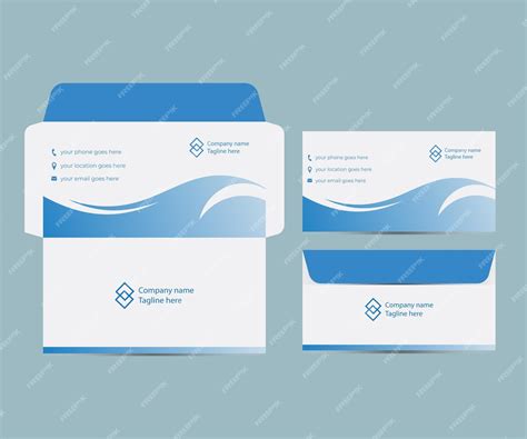 Premium Vector Modern Envelope Design Template International Standard